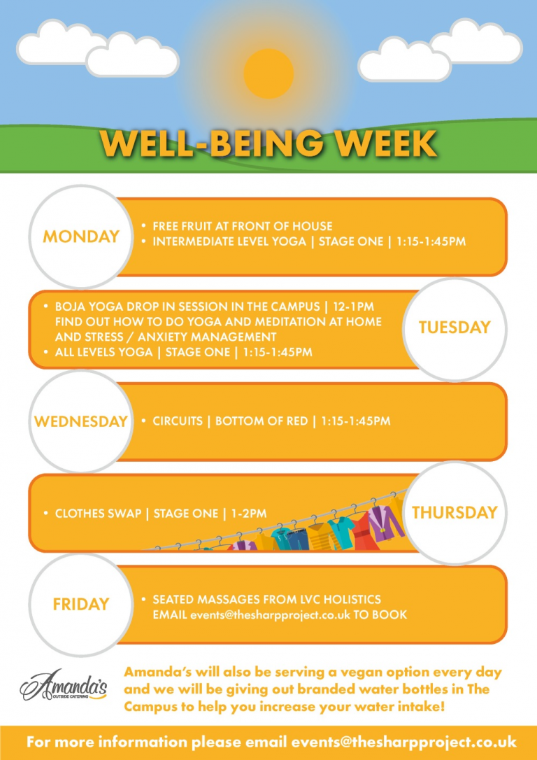 Well-Being Week - The Sharp Project
